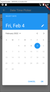 Flutter Date and Time picker without additional dependencies | Technical Feeder