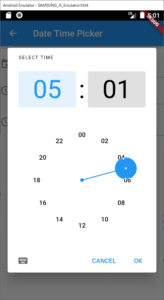 Flutter Date and Time picker without additional dependencies | Technical Feeder