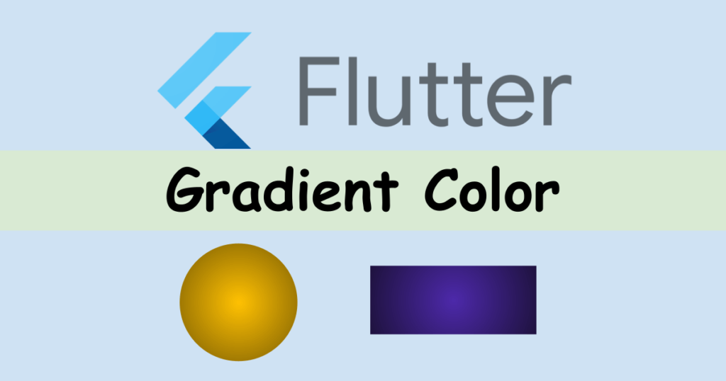 Flutter How to apply gradient color background | Technical Feeder