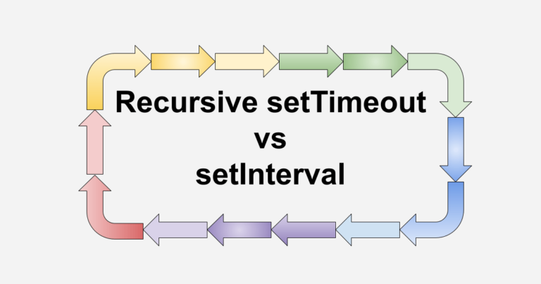 Recursive setTimeout vs setInterval | Technical Feeder