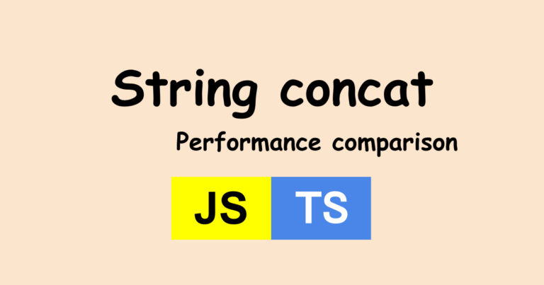 String concat in JavaScript Performance Comparison | Technical Feeder